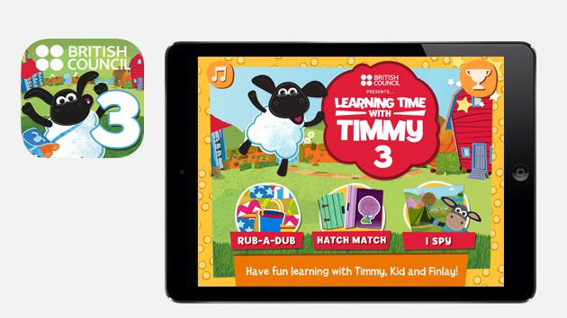 تطبيق 'Learning Time with Timmy 3' | British Council